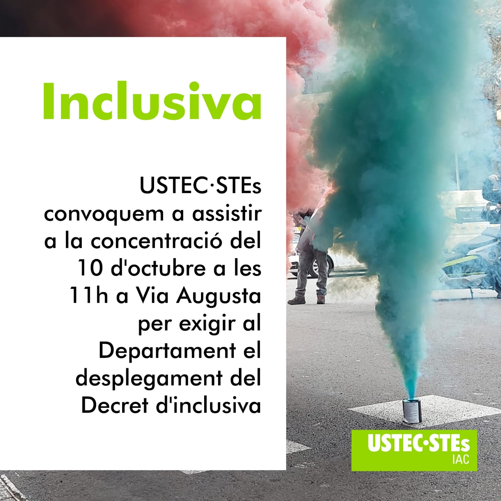 USTEC•STEs PEL DESPLEGAMENT DEL DECRET D’INCLUSIVA - USTEC·STEs